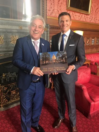West Virginia Sen. Ryan Weld Visits Parliament on Independence Day ...